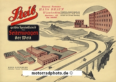 motormobilia.de - Steib Seitenwagen Prospekt