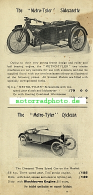 motormobilia.de - Metro-Tyler Motorcycle Brochure