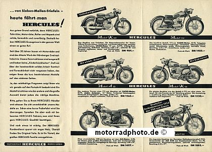 motormobilia.de - Hercules Motorcycle Brochure