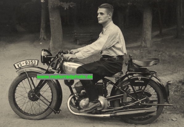 motormobilia.de - Hercules motorrad oldtimer foto prospekt