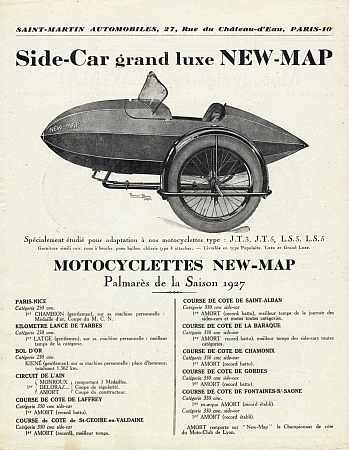 motormobilia.de - New Map Motorrad Prospektblatt 1927