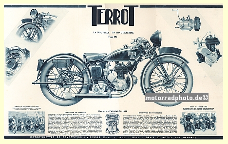 motormobilia.de - Terrot Motorrad Plakat