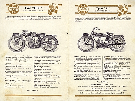 motormobilia.de - Terrot Motorcycle Brochure 24 Sides 1926